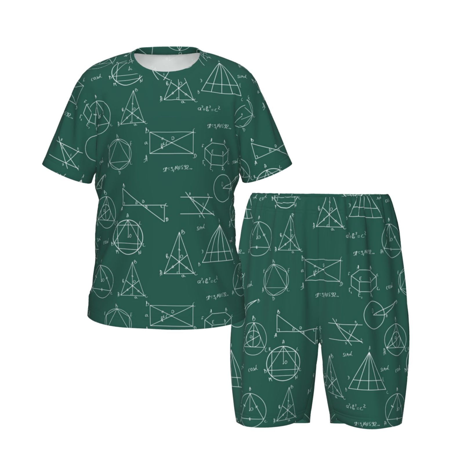 Boys Girls Pajamas Sets for Kids, Math Print equation Toddler Sleepwear ...