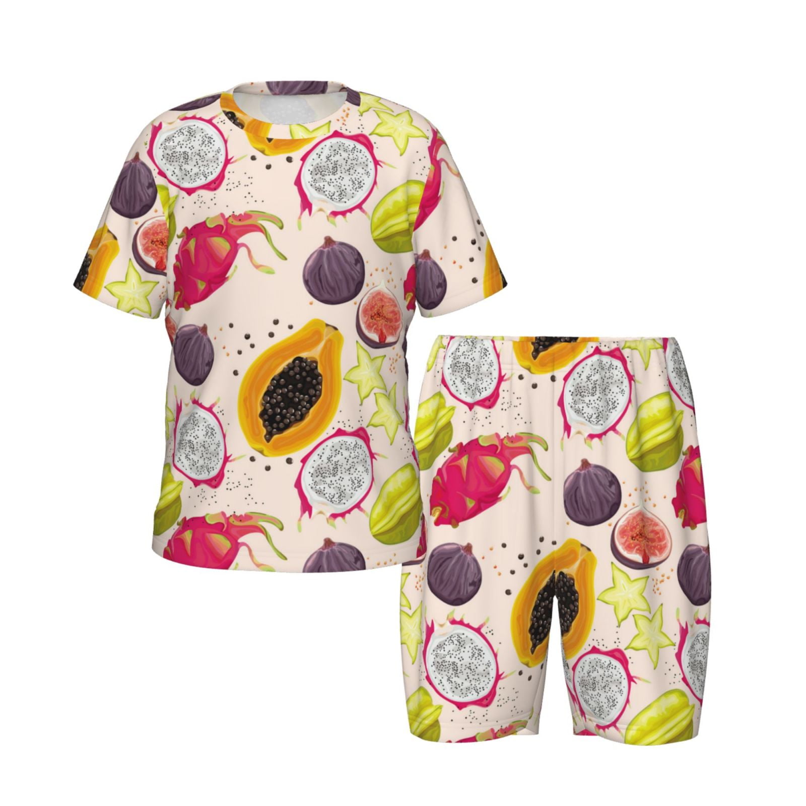 Boys Girls Pajamas Sets for Kids, Papaya star fruit Toddler Sleepwear ...