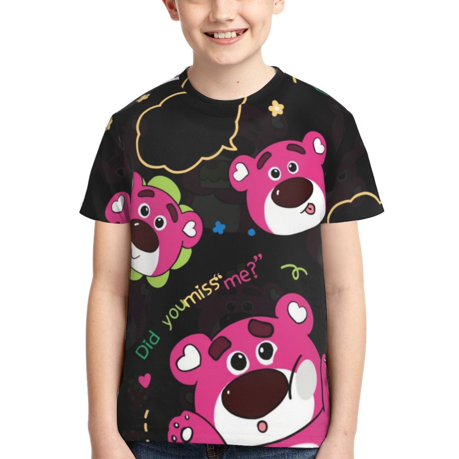 Boys Girls Pixar’s Toy Story Lotso Strawberry Fest T-Shirt Crewneck ...