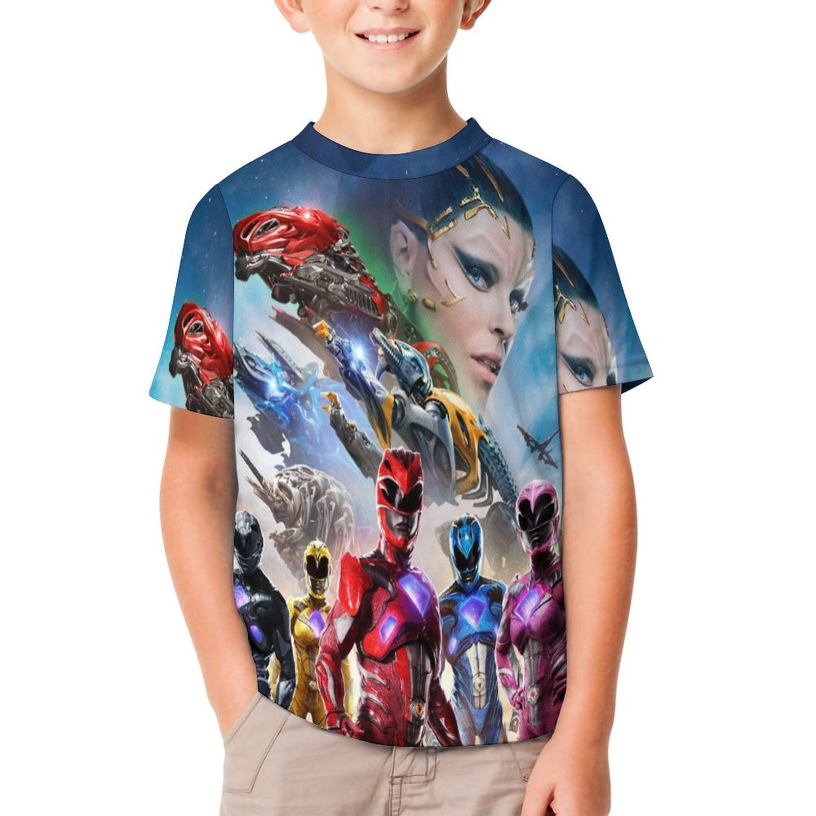 Boys Girls Power Team Ran-,Ger2 T-Shirt Crewneck Short Sleeve Tee Shirt ...