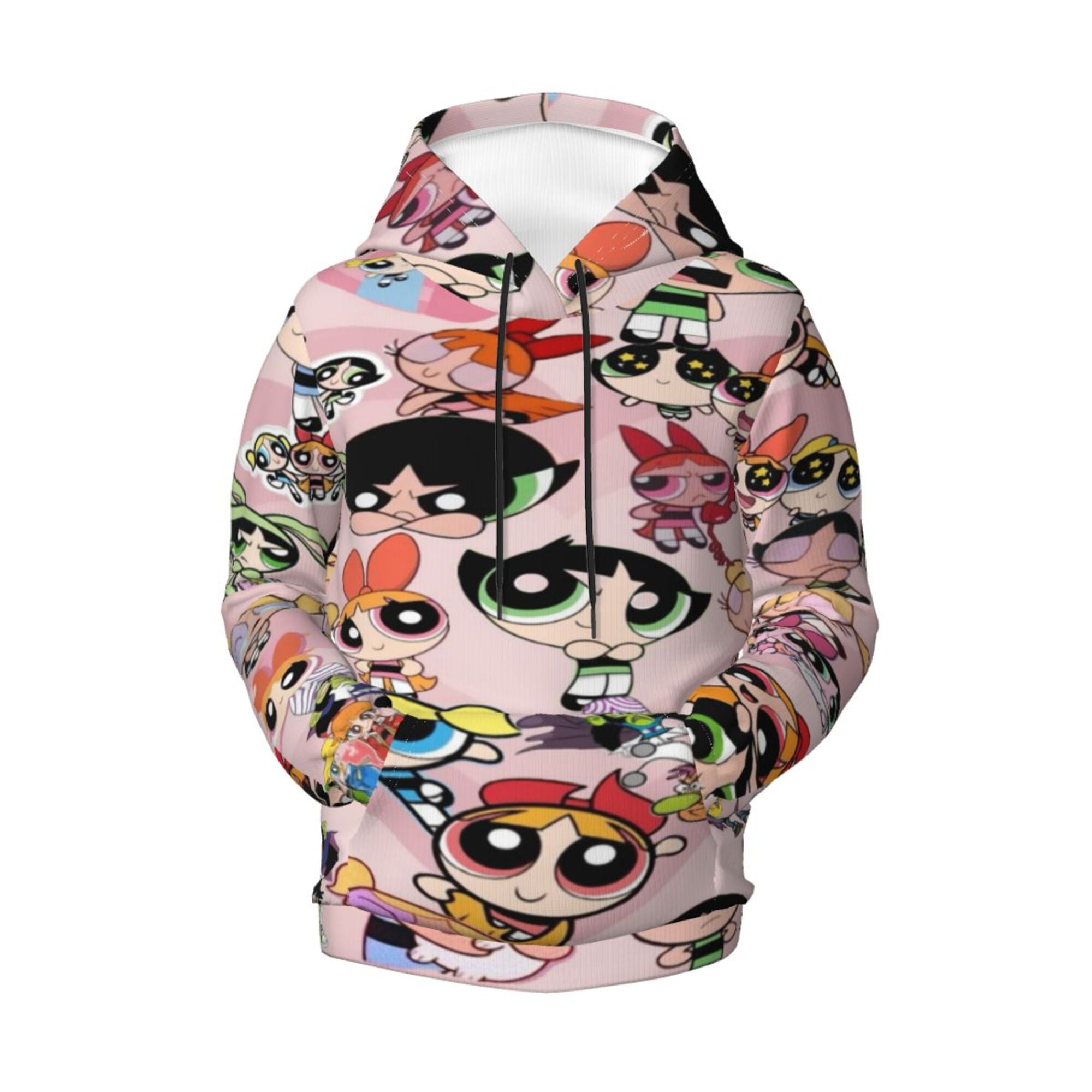 Boys Girls Powerpuff Girls Hoodie 3d Printed Cartoon Anime Long Sleeve ...