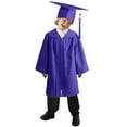 Boys Girls Preschool Graduation Cap and Gown for Toddler Purple Cap and ...