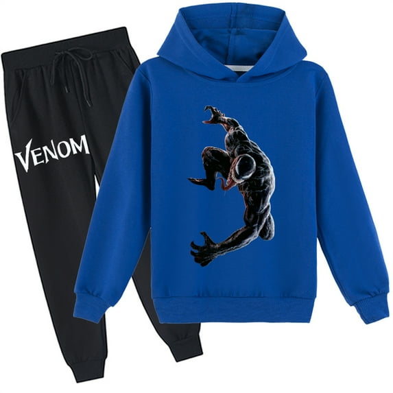 Boys Girls Pullover Long Sleeve Outfits Venom Graphic Sweatshirt Hooded ...