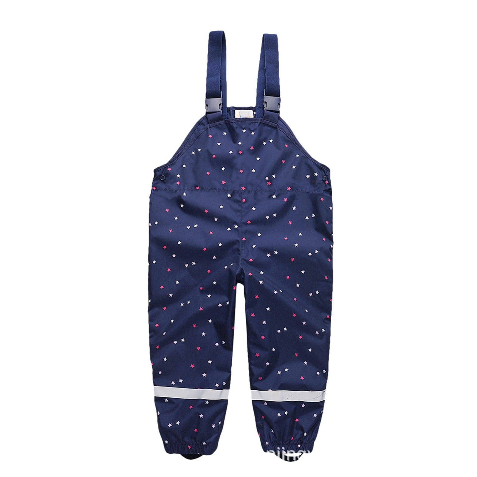 Boys Girls Raincoats Bib Pants Lightweight Adjustable Shoulder Straps ...