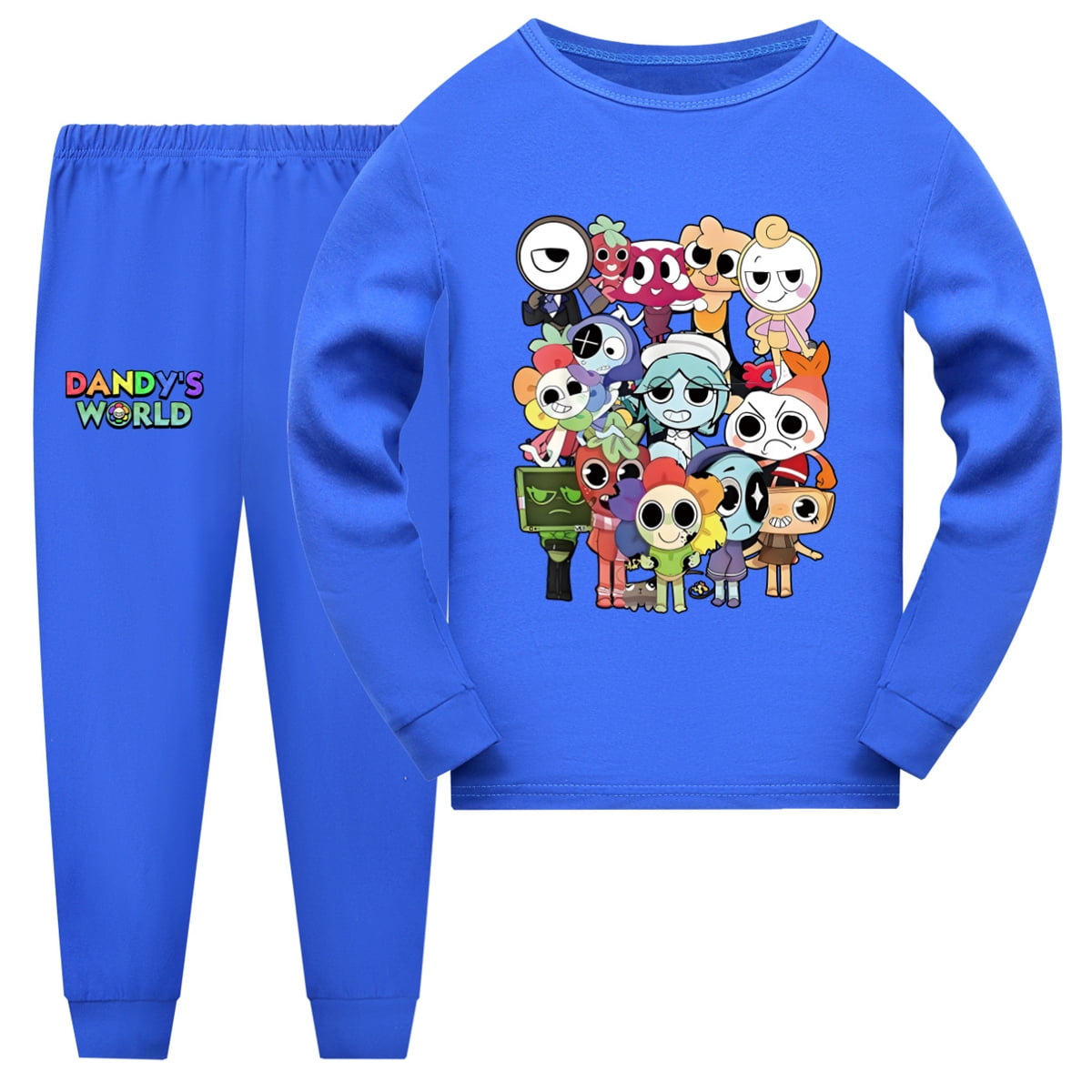 Boys Girls Roblox Dandy's World Cartoon Graphics 2-Piece Pyjamas Pjs ...