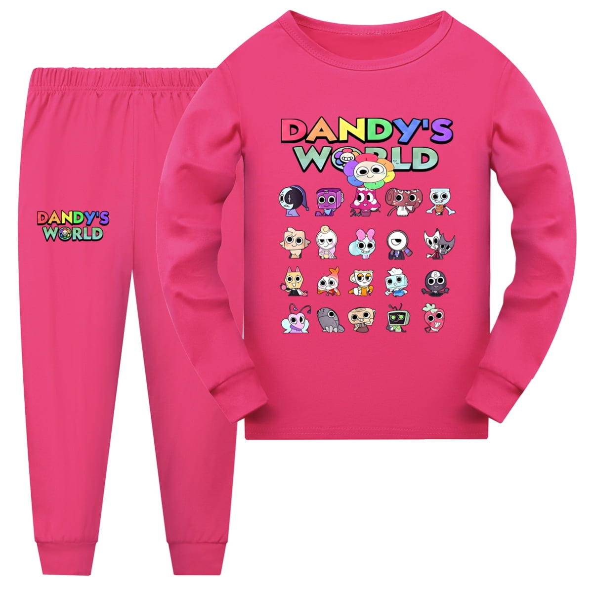 Boys Girls Roblox Dandy's World Cartoon Graphics 2-Piece Pyjamas Pjs ...