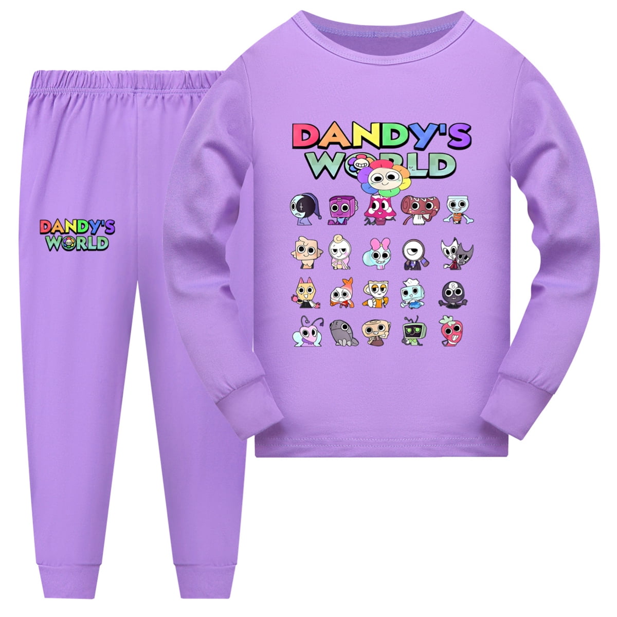Boys Girls Roblox Dandy's World Cartoon Graphics 2-Piece Pyjamas Pjs ...