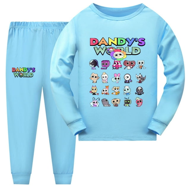 Boys Girls Roblox Dandy's World Cartoon Graphics 2-Piece Pyjamas Pjs ...
