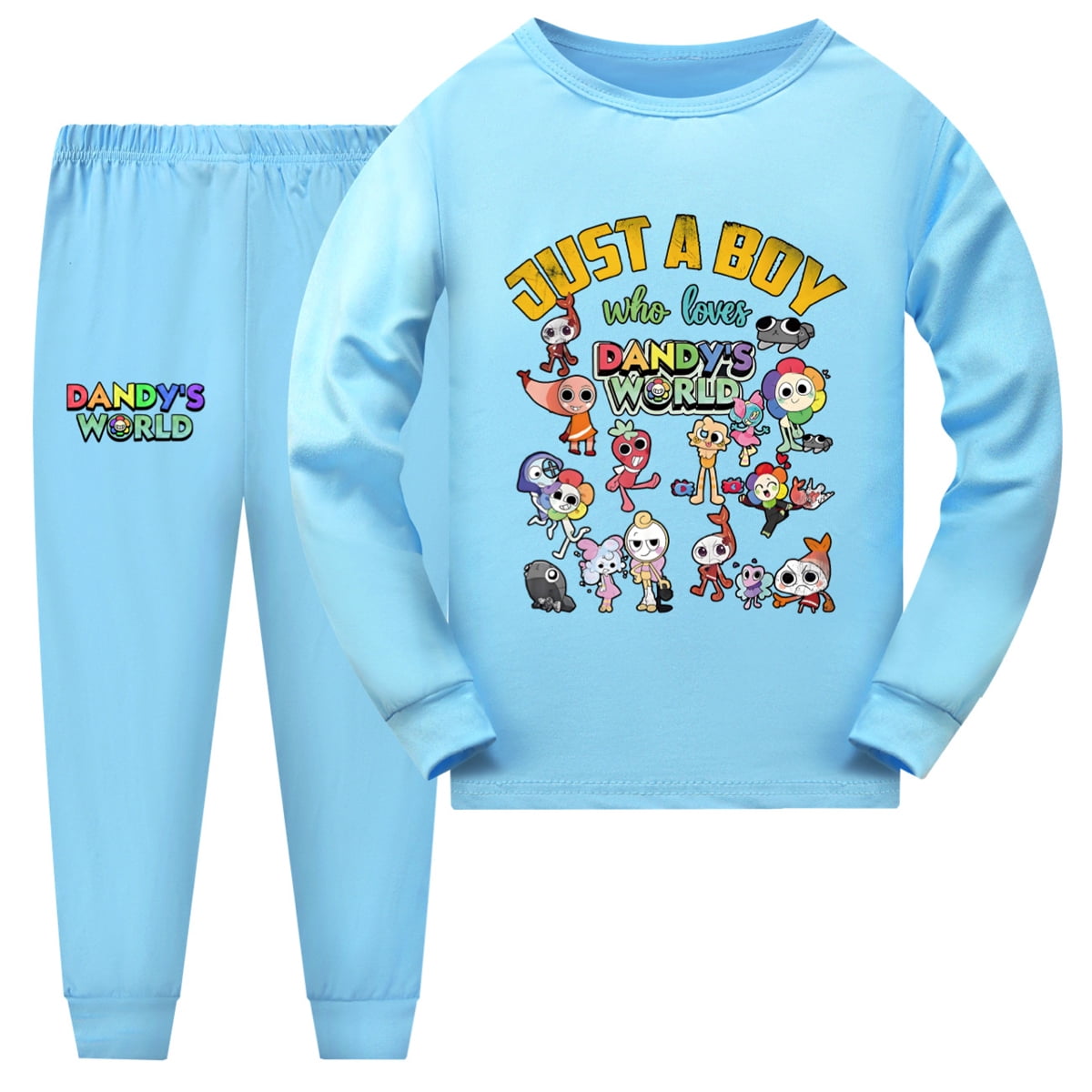 Boys Girls Roblox Dandy's World Cartoon Graphics 2-Piece Pyjamas Pjs ...