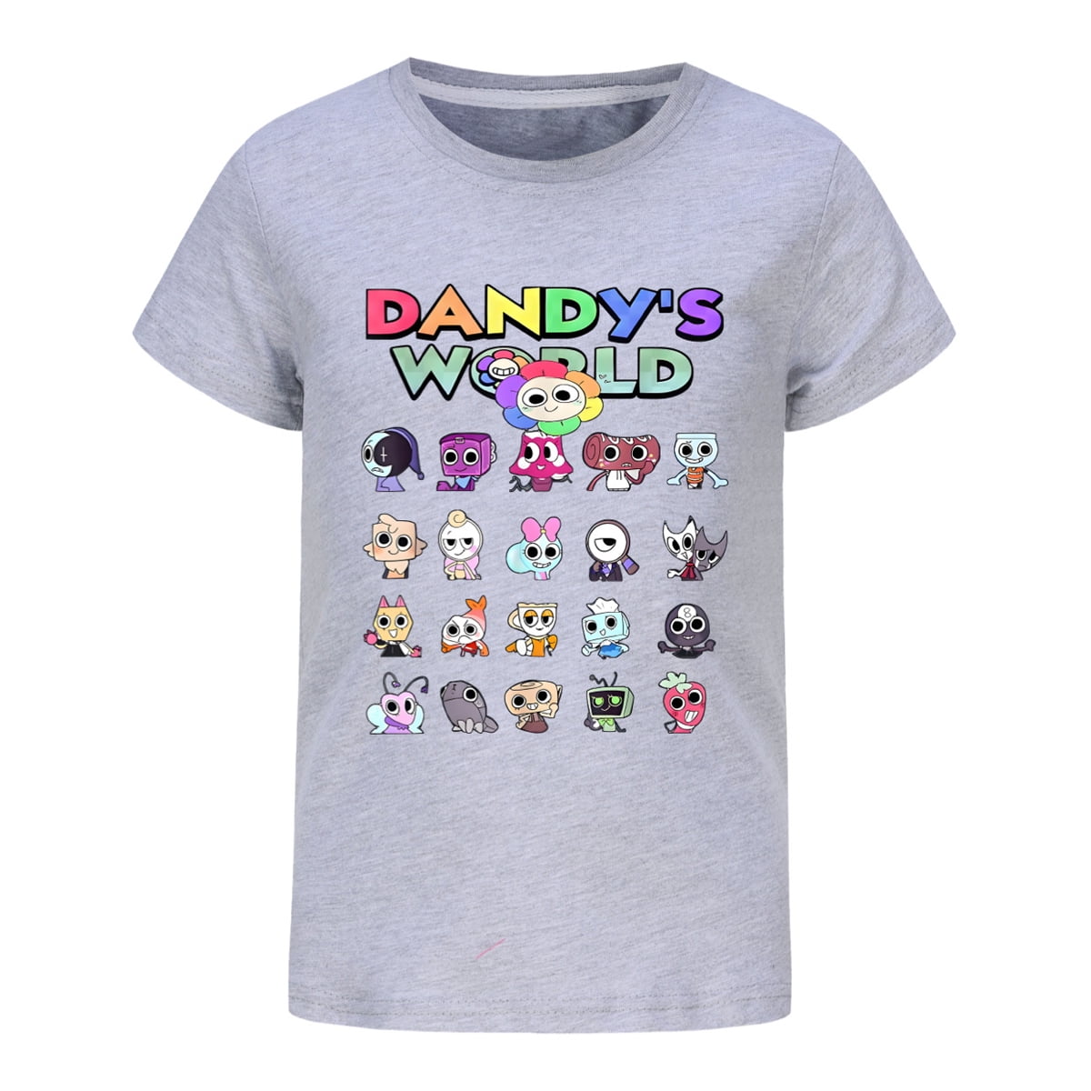 Boys Girls Roblox Dandy's World Cartoon Graphics Casual T-Shirts Summer ...