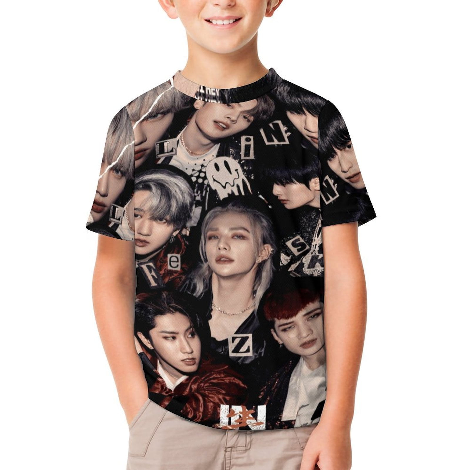 Boys Girls SKZ Stray Korea Ki-DS T-Shirts 3D Graphic Shirts Kids Youth ...