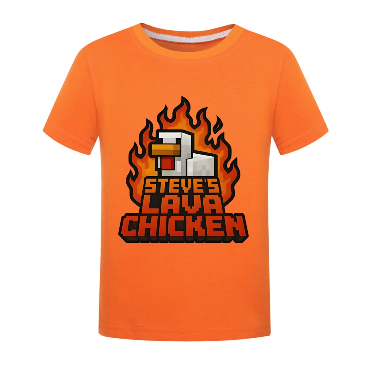 Boys Girls STEVE'S LAVA CHICKENS Anime Cartoon Graphics Printed Costume ...