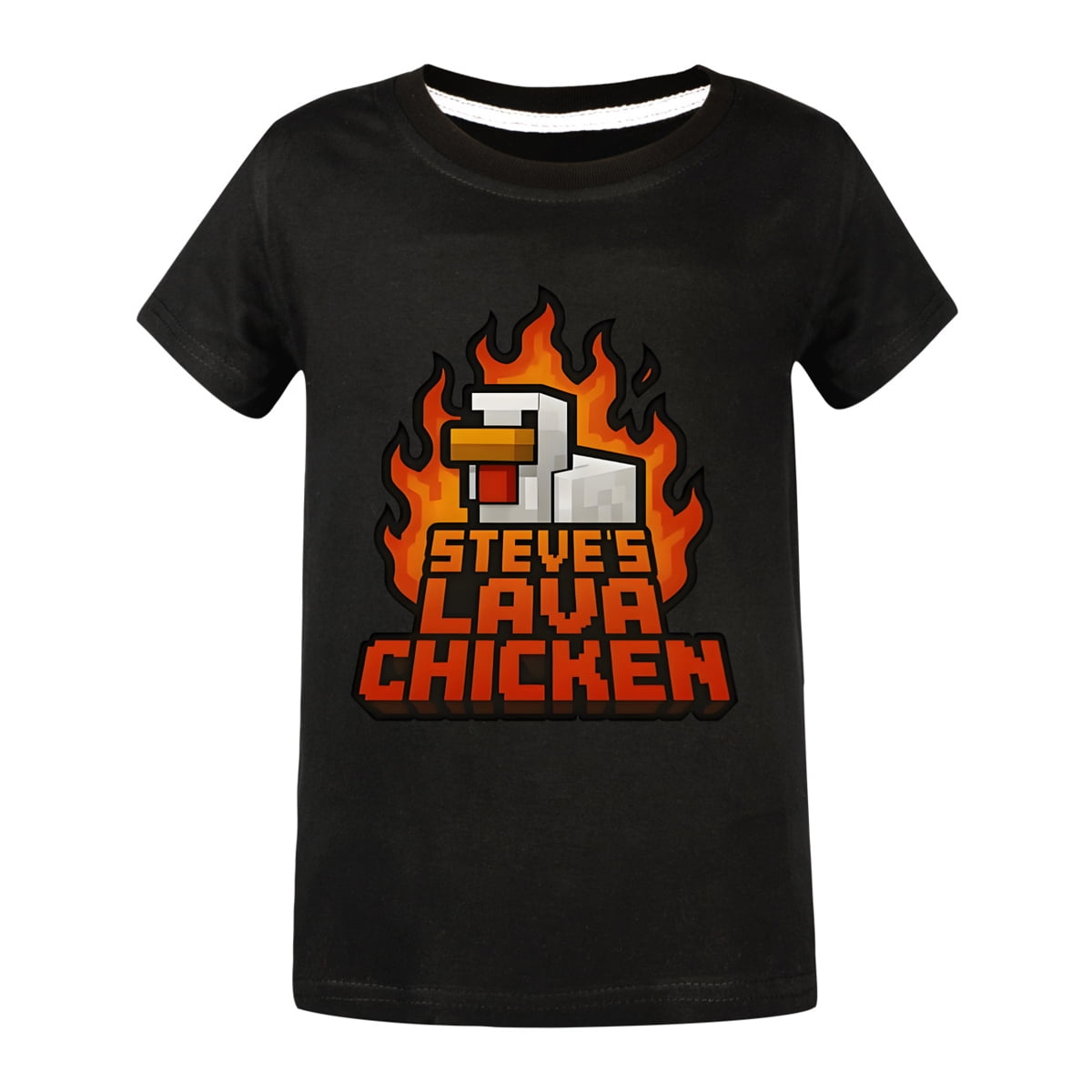 Boys Girls STEVE'S LAVA CHICKENS Anime Cartoon Graphics Printed Costume ...