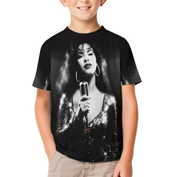 Boys Girls Selena Singer Quinta-Nill T-Shirts 3D Graphic Shirts Kids ...