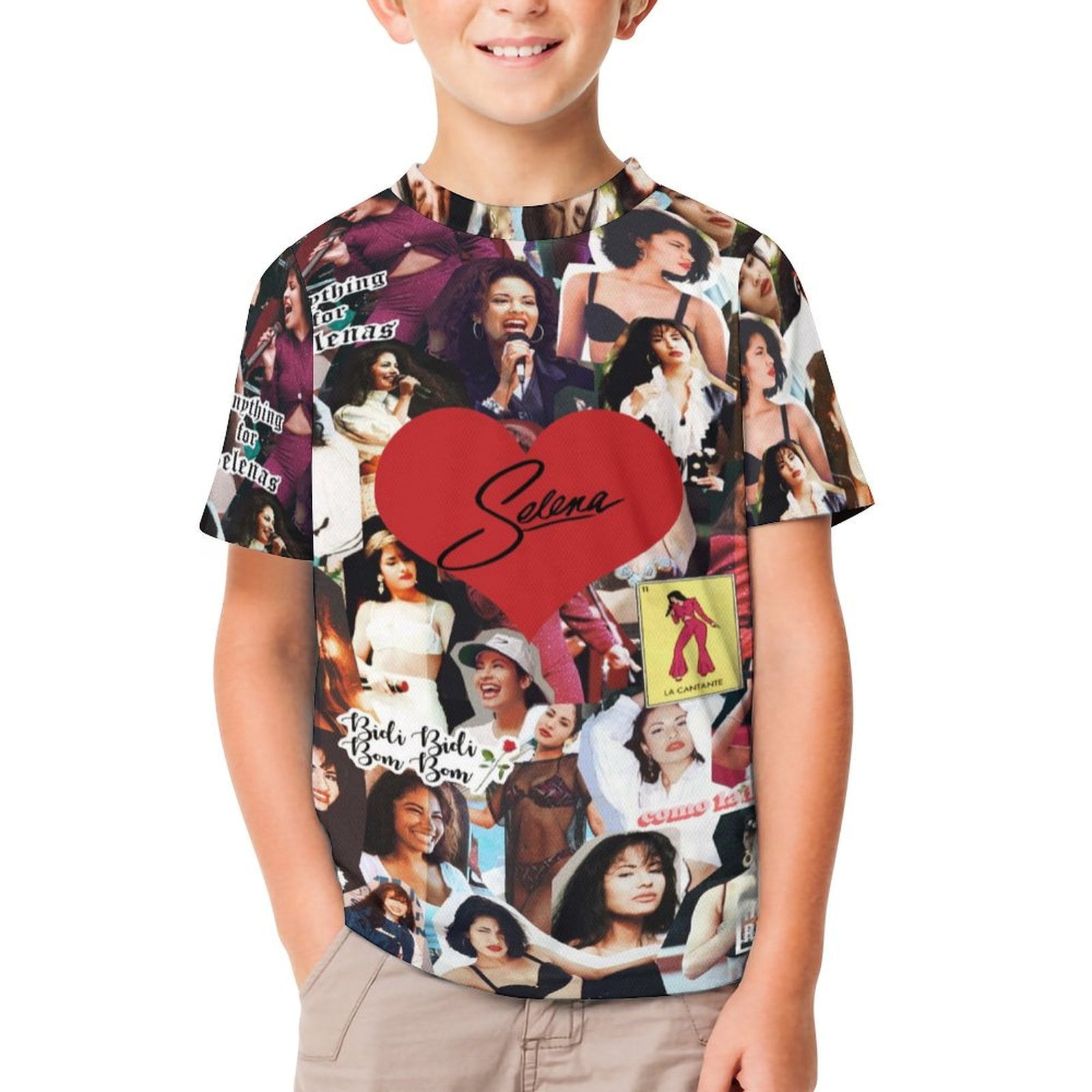 Boys Girls Selena Singer Quinta-Nill T-Shirts 3D Graphic Shirts Kids ...