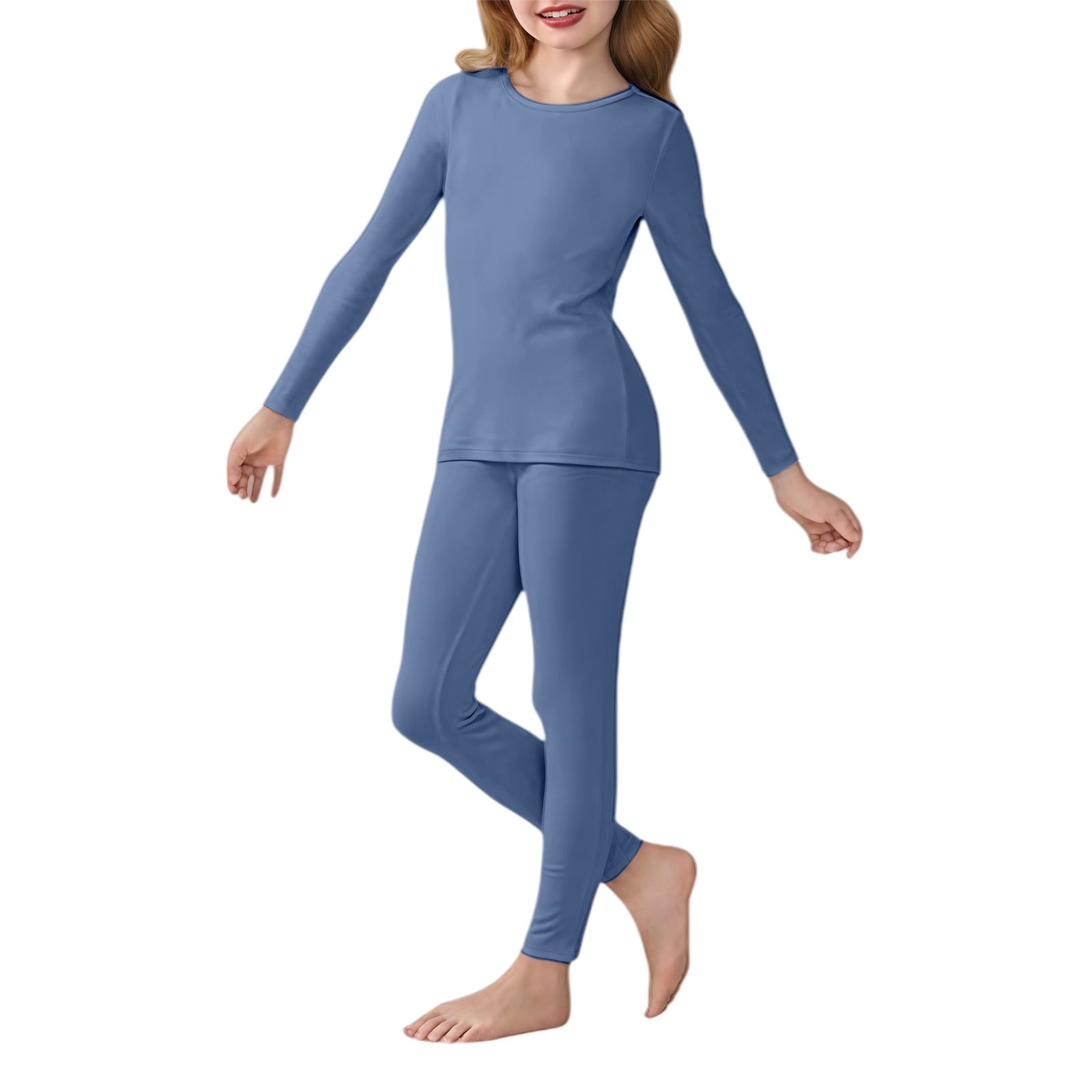 Boys Girls Set Kids Toddler Winter Button Down Collar Loungewear ...