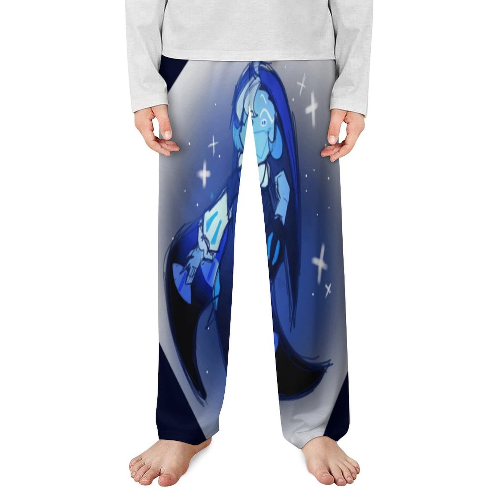 Boys Girls Shadow Milk Cookie Pajama Pants Cartoon Casual Lounge PJ ...