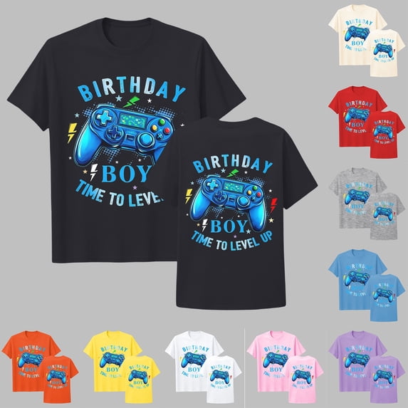 Boys Girls Shirts Kids Tshirts Inspiring Letter Print Boys' Top Classic ...