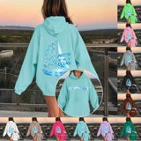 Boys Girls Shirts Long Sleeve Playful Graphic Hooded Sweatshirt For ...