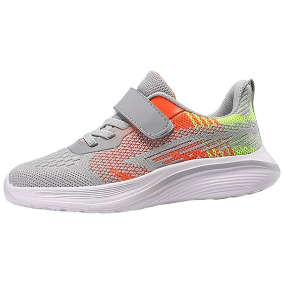 Boys Girls Shoes Kids Tennis Athletic Running Footwear Lace Up Walking ...