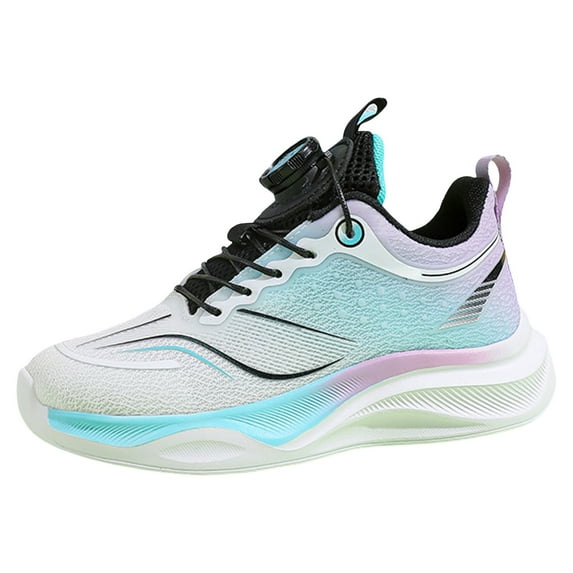 Boys Girls Shoes Kids Tennis Slip on Footwear Running Athletic Sports ...