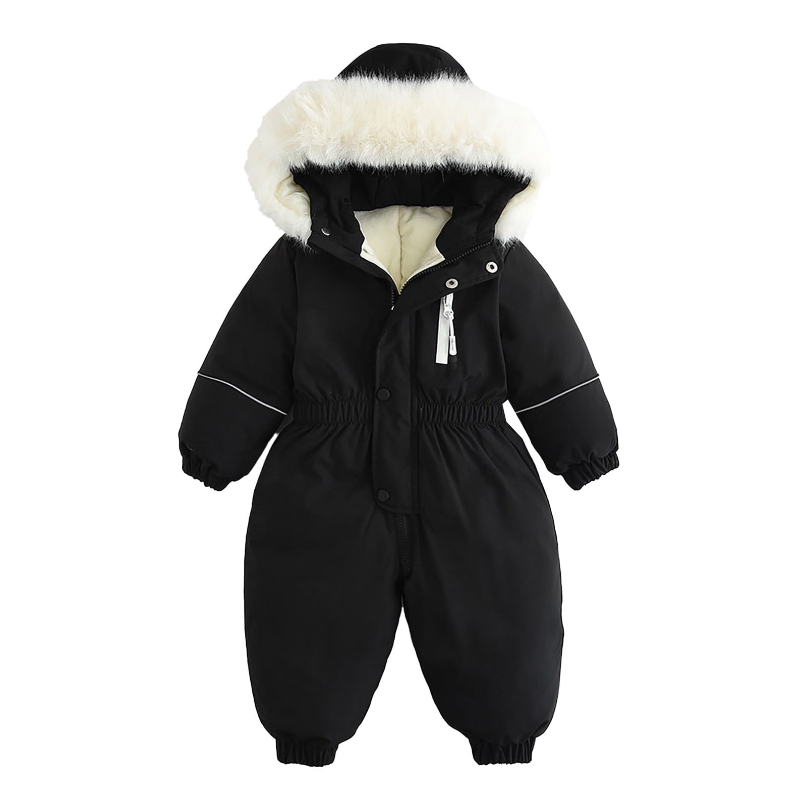 Boys Girls Ski Snow Jacket One Piece Hooded Baby Little Kids Winter Snowsuit Coat Romper Puffer ...