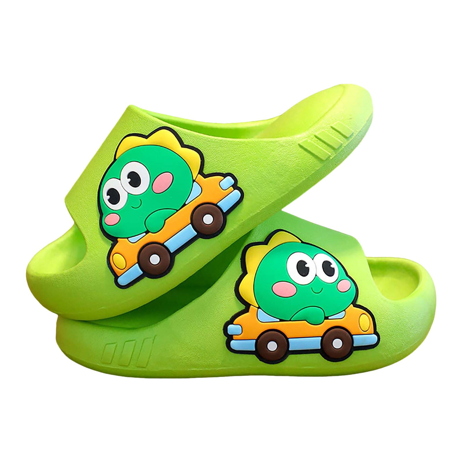 Boys Girls Slide Sandals Kids Non-Slip Cloud Slippers Lightweight Slip ...