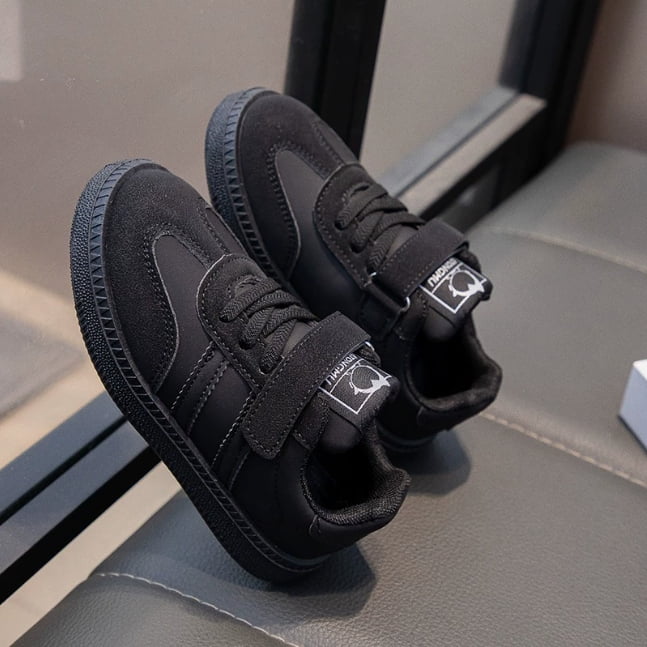 Boys Girls Sneakers Kids Cute School Uniform Shoes Slip on Walking ...