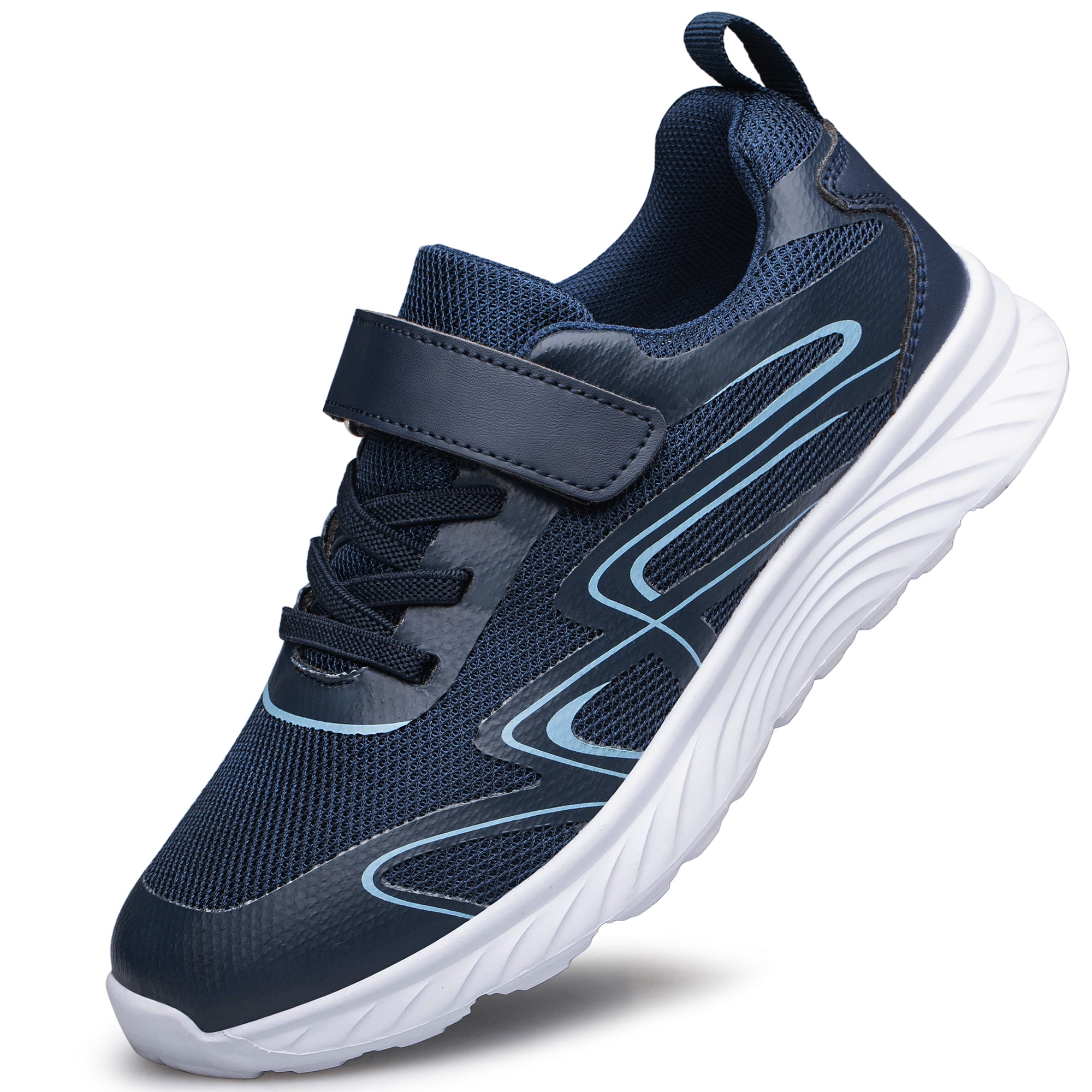 vibdiv, Boys Girls Sneakers, Toddler Size 7, Navy Blue - Walmart.com