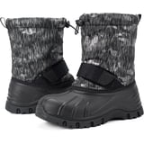 Boys Girls Snow Boots Winter Outdoor Waterproof Slip Resistant Cold ...