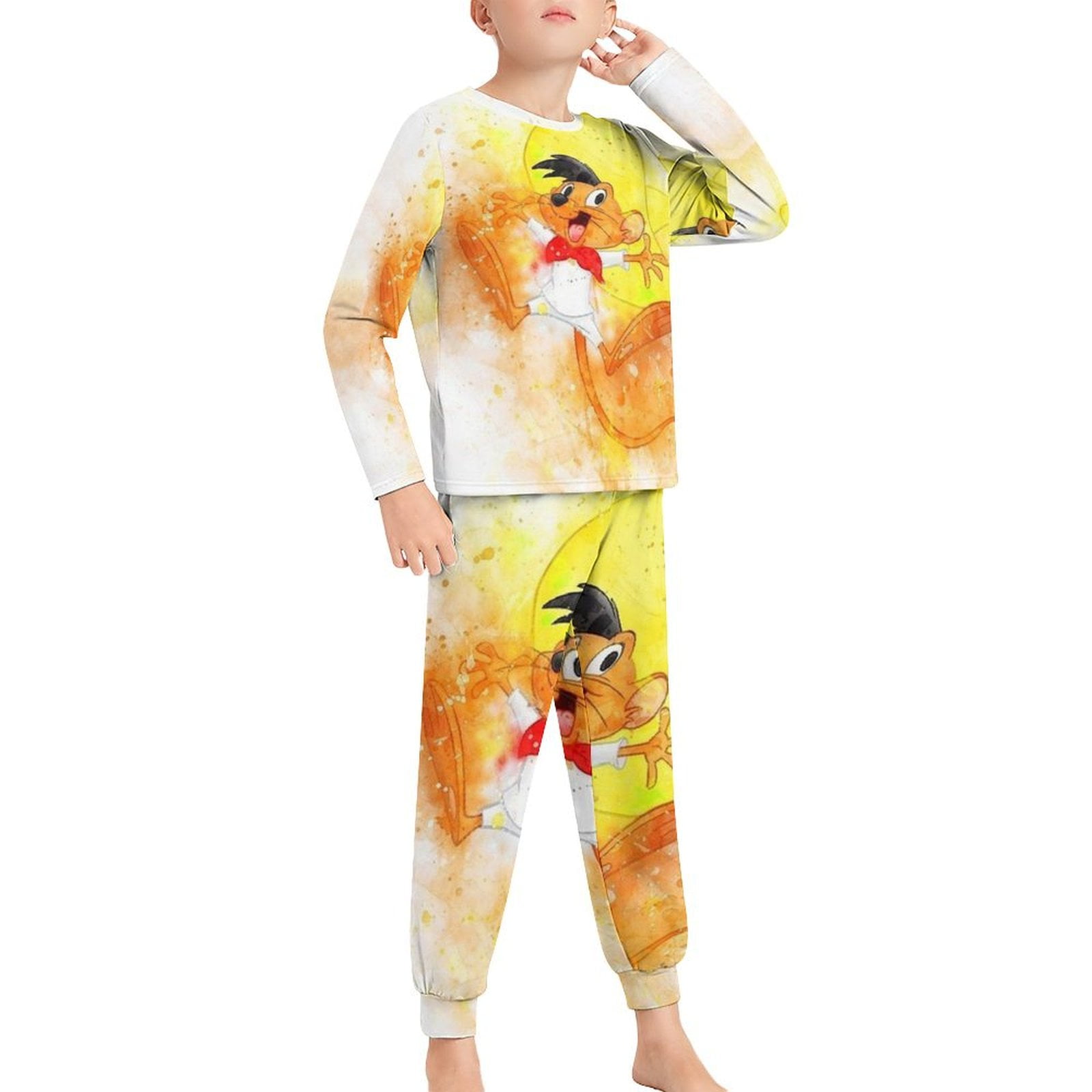 Boys Girls Speedy Gon-Zale Costumes Kids Pajamas Set Tee Shirt Pants ...