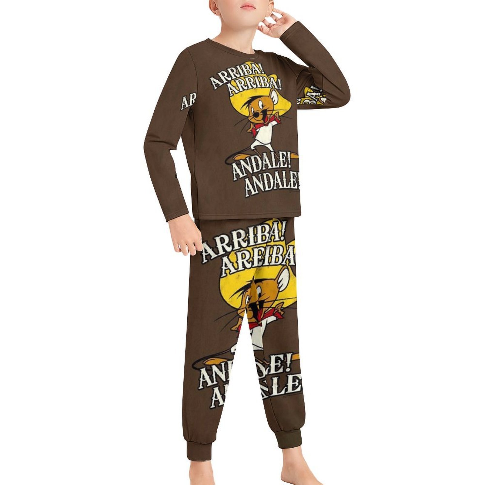 Boys Girls Speedy Gon-Zale Costumes Kids Pajamas Set Tee Shirt Pants ...