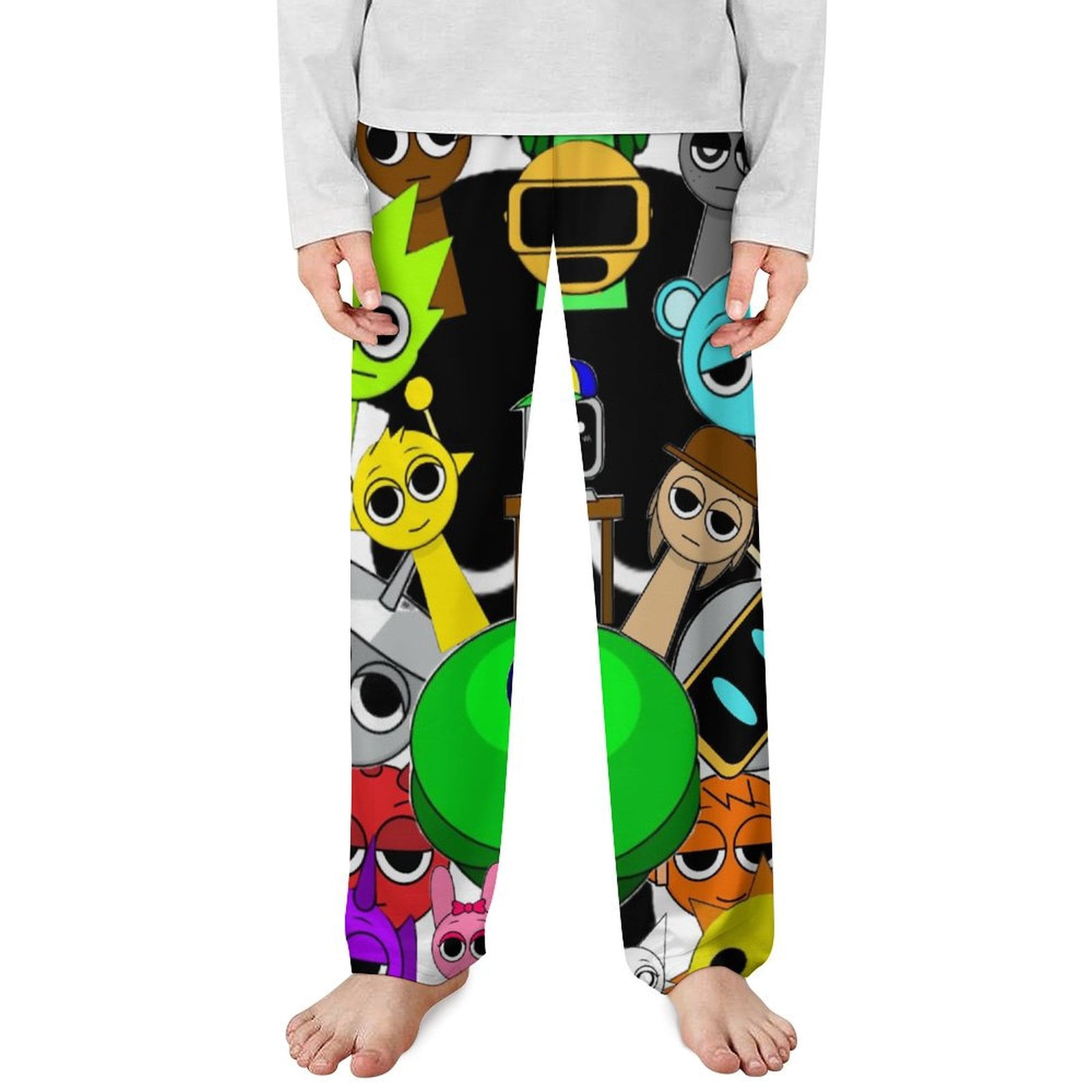 Boys Girls Sprun-k Pajama Pants Cartoon Casual Lounge PJ Bottoms with ...