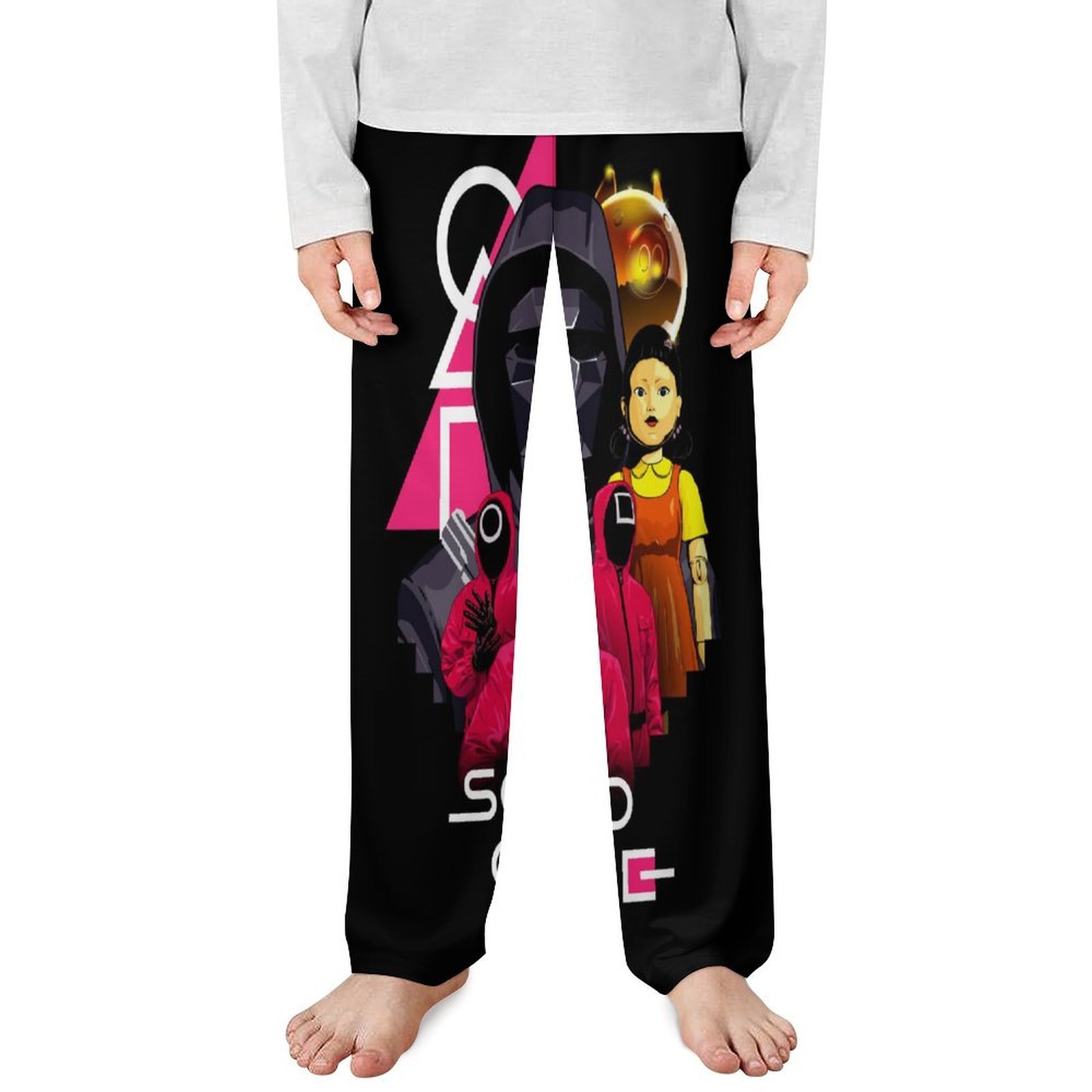 Boys Girls Sq-uid Gam Pajama Pants Cartoon Casual Lounge PJ Bottoms ...
