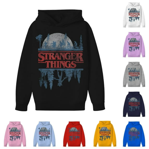 Boys Girls Stranger'' Flower Things Demogorgon Flower Hoodies, Kid Club ...