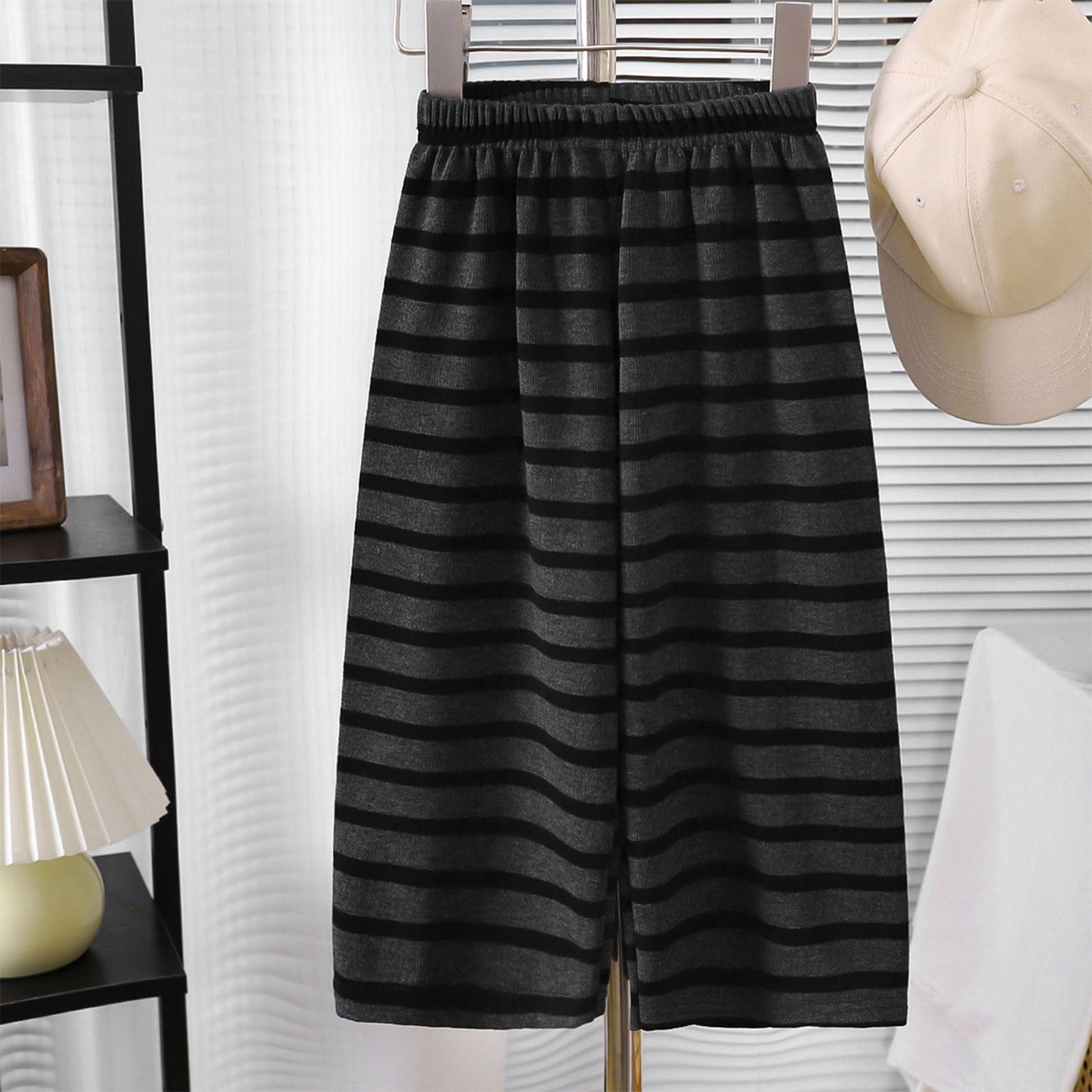 Boys Girls Summer Casual Full Length Leggings Soft Breathable Cotton ...