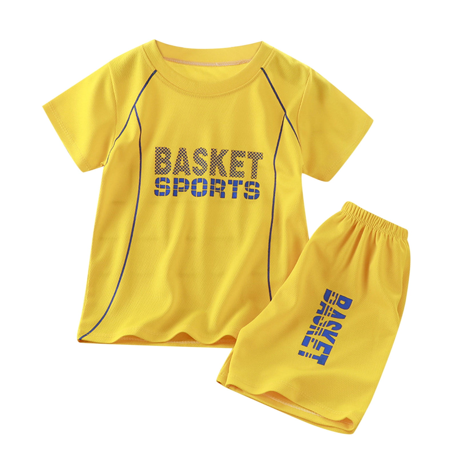 Boys Girls Summer Clothing Sets Basketball Perfor mance Tank Top with ...