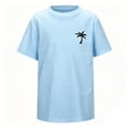 Boys Girls Summer Graphic Tees with Prints Comfortable Casual Beach ...
