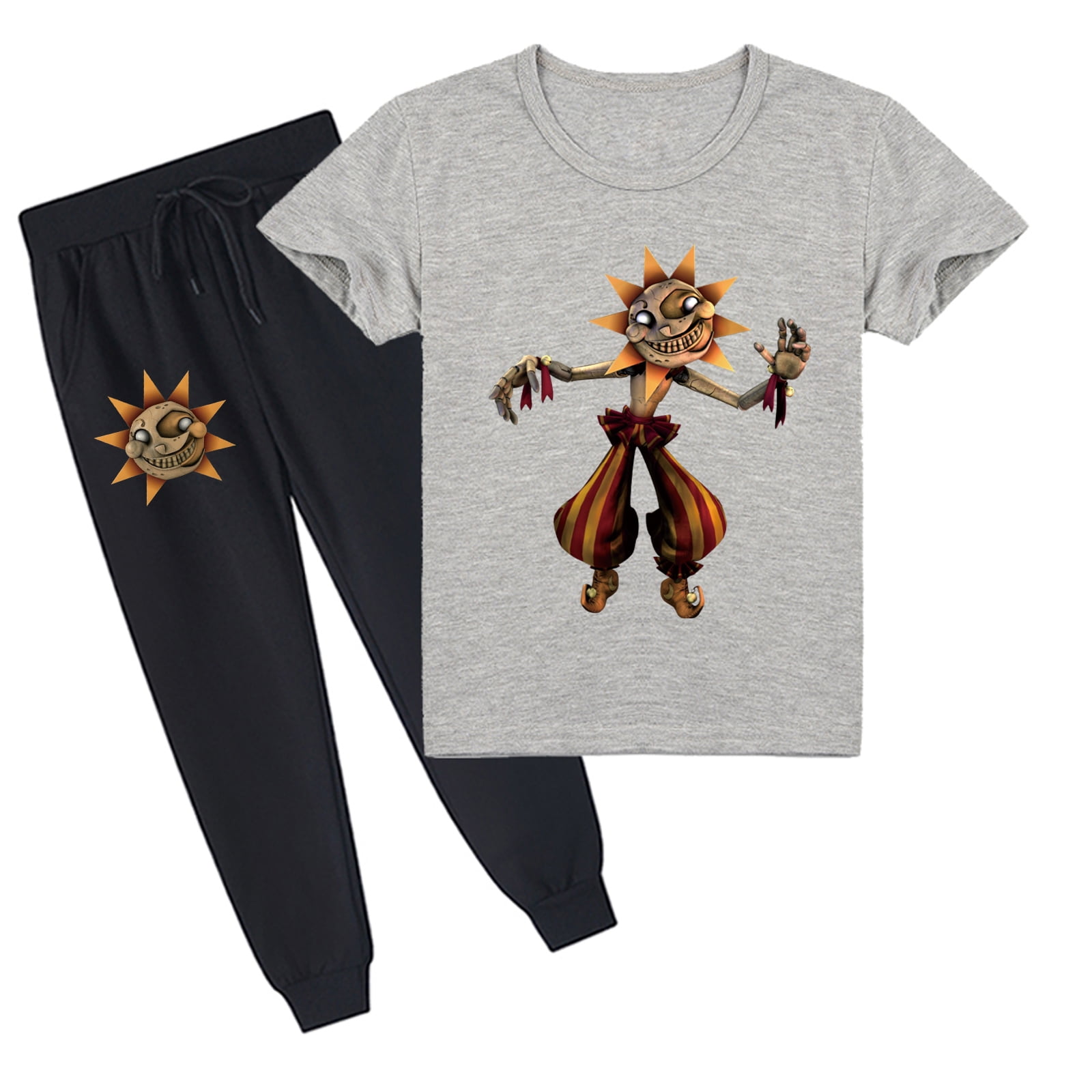 Boys & Girls Sundrop and Moondrop Crew Neck Cotton Short Sleeve T-shirt ...