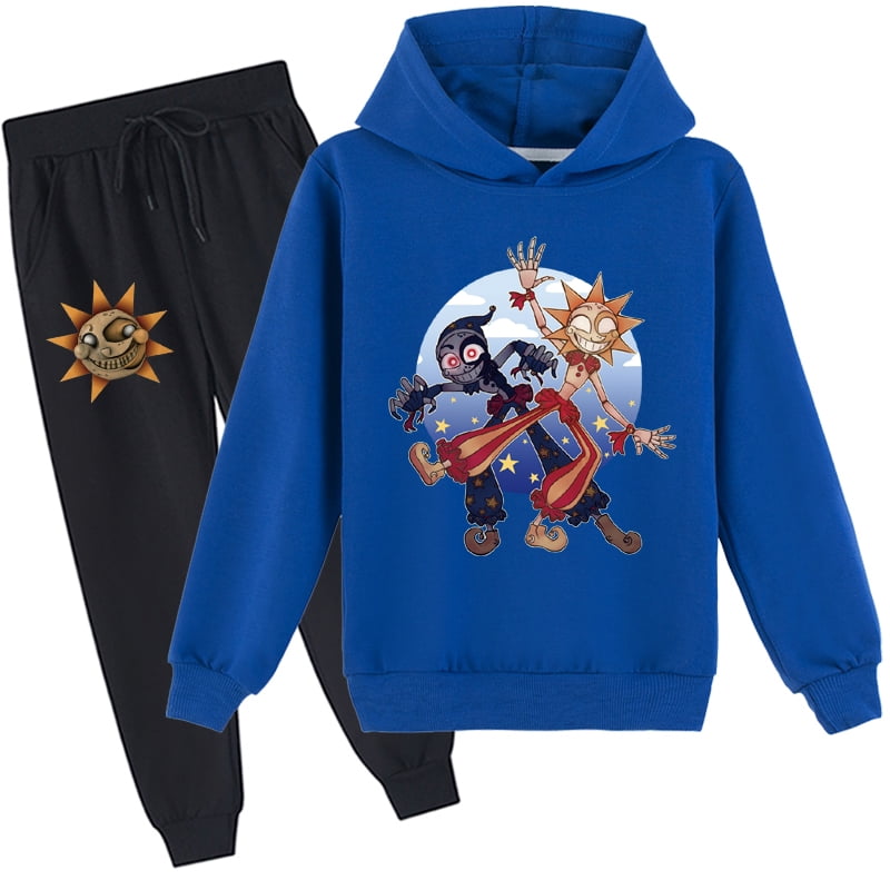 Boys Girls Sundrop and Moondrop Fashion Sport Hoodies Loose Sweatshirts ...