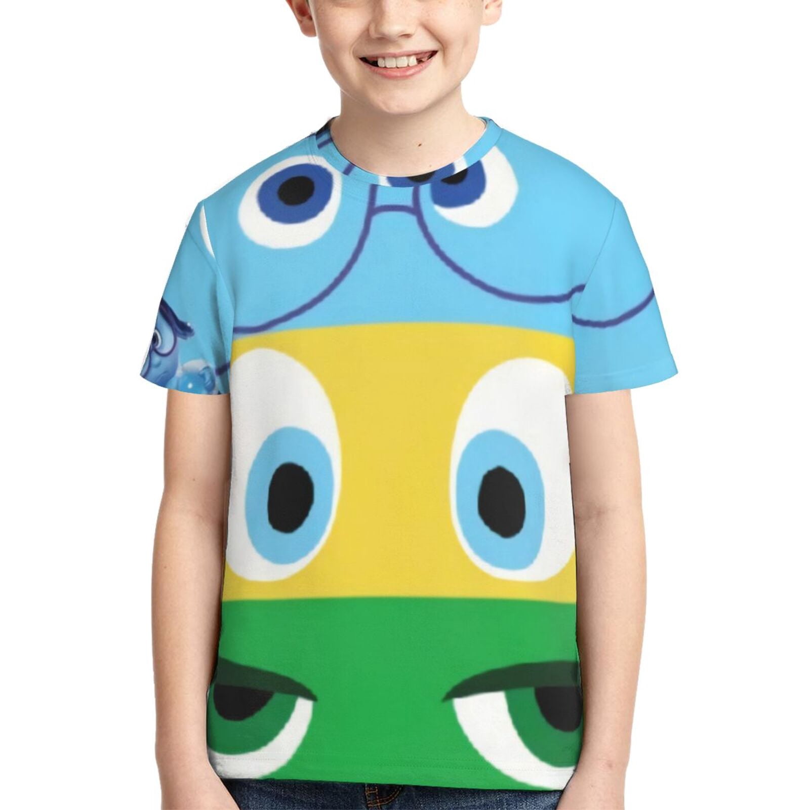 Boys Girls T-Shirts Inside Out Angry Sadness Joy Disgust Disgust T ...