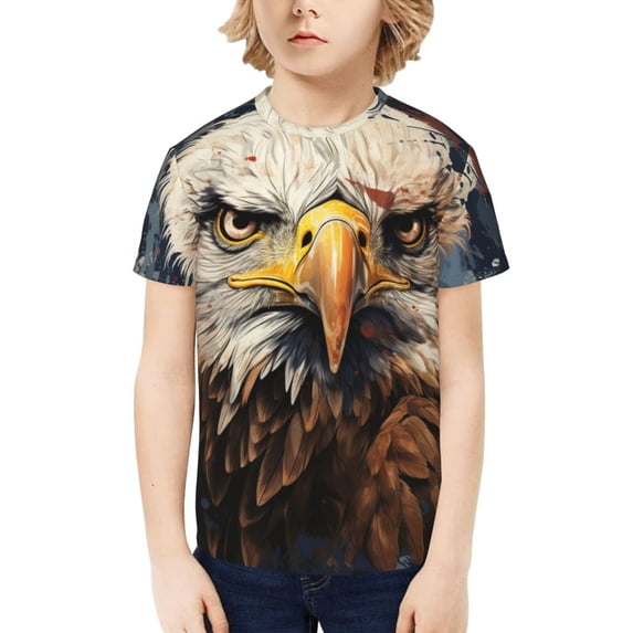 Boys Girls T Shirts Short Sleeve 3D Print Summer Tee for Kids, Bald ...