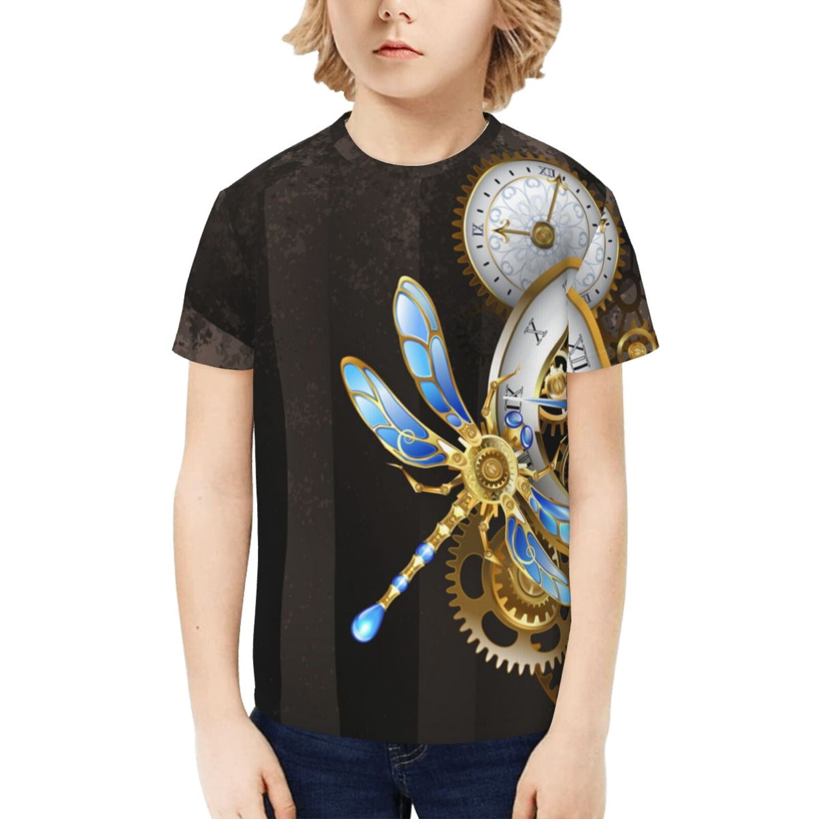 Boys Girls T Shirts Short Sleeves 3D Summer Kids Tee Tops, Dials With ...
