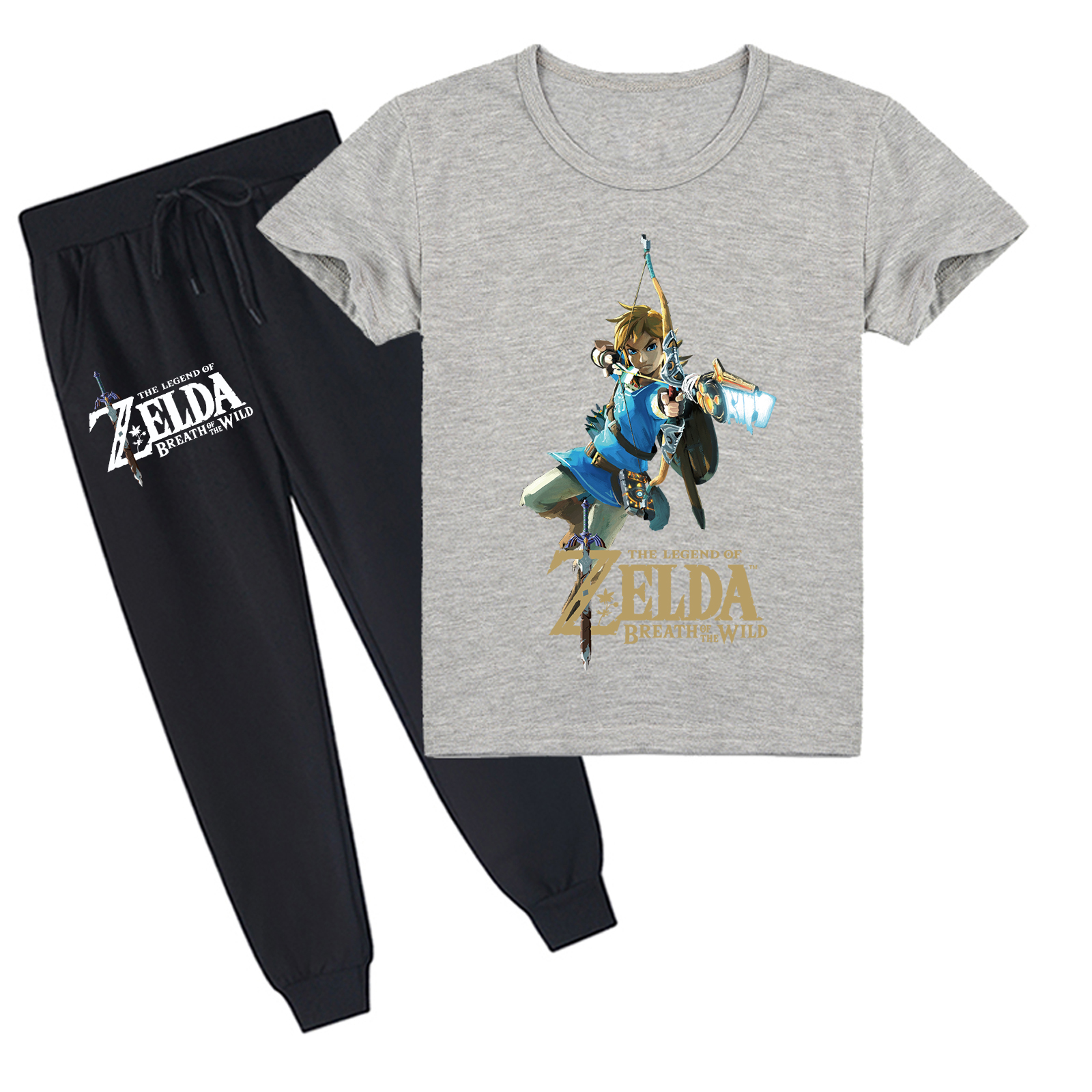 Boys & Girls The Legend of Zelda Crew Neck Cotton Short Sleeve T-shirt ...