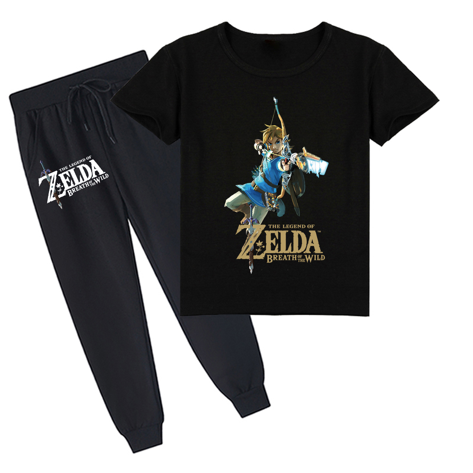 Boys & Girls The Legend of Zelda Crew Neck Cotton Short Sleeve T-shirt ...