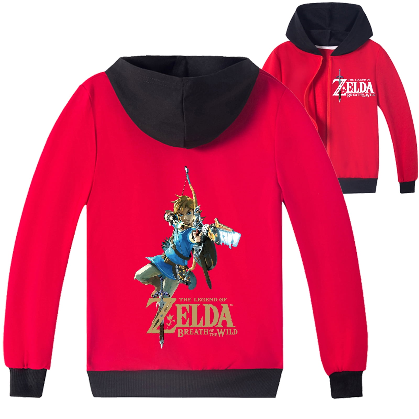 Boys & Girls The Legend of Zelda Print Outerwear Hooded Jacket with ...