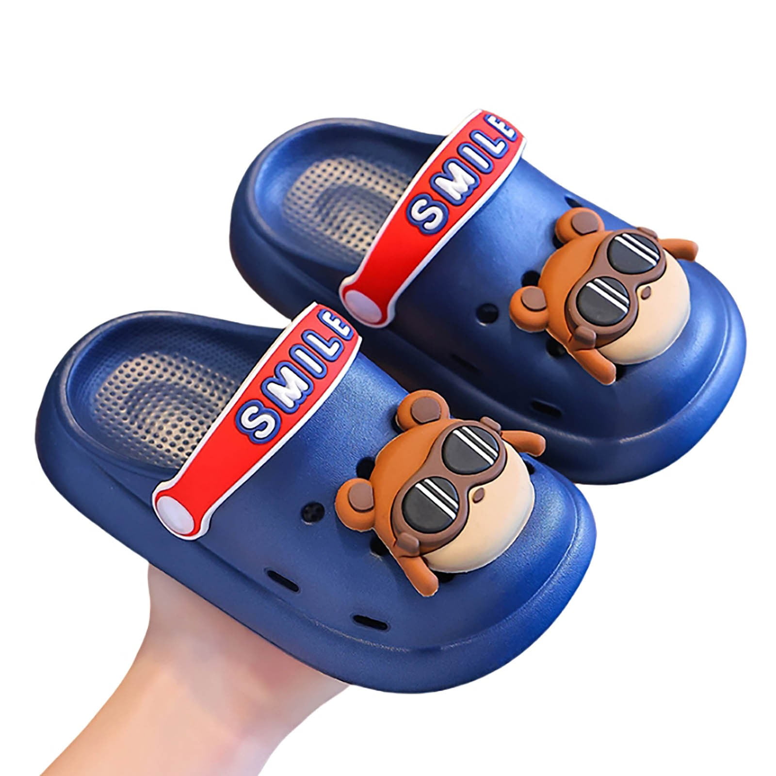 Boys Girls Toddler Clogs Cute Cartoon Garden Clogs on Water Shoes ...
