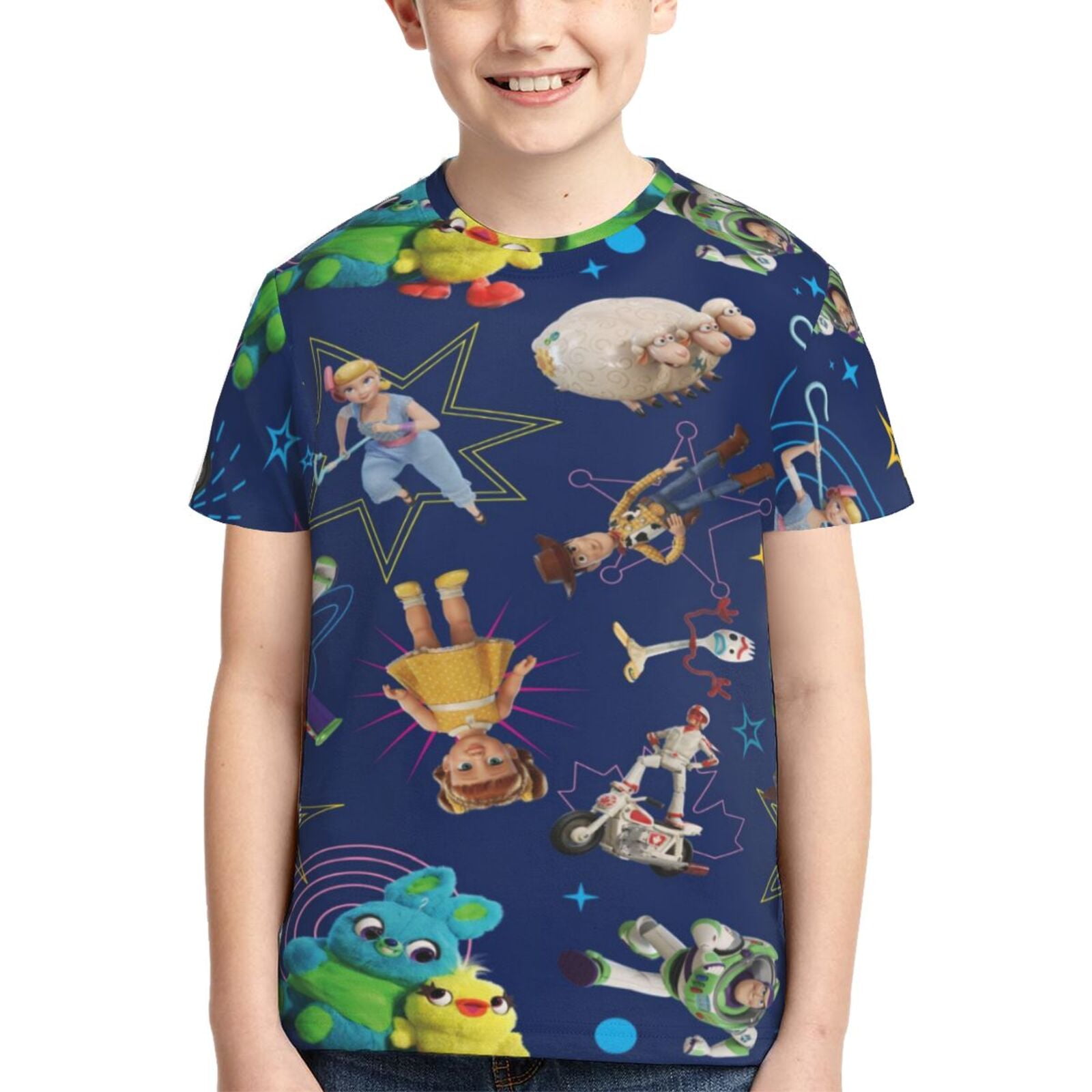 Boys Girls Toy Stor T-Shirts 3d Printed Novelty Short Sleeve Shirts ...