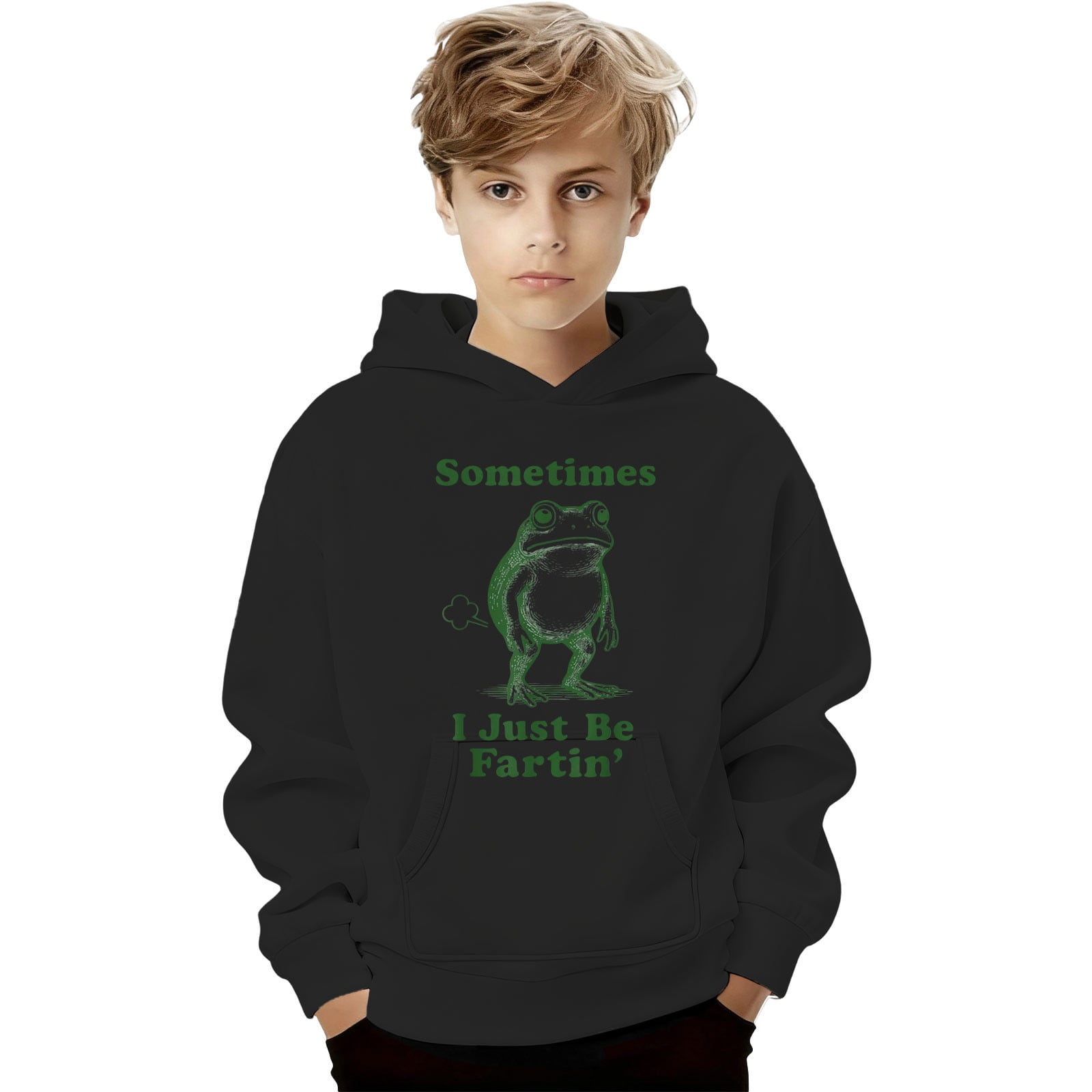 Boys Girls Tracksuit Sometimes I Just Be Fartin' Pullover Hoodie Kids ...