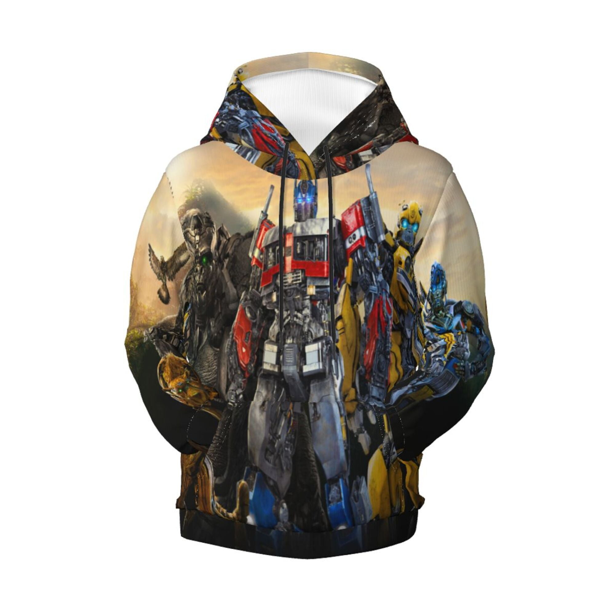 Boys Girls Transformers Hoodie 3d Printed Cartoon Anime Long Sleeve ...